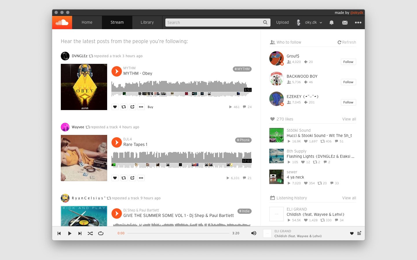 SoundCloud Desktop